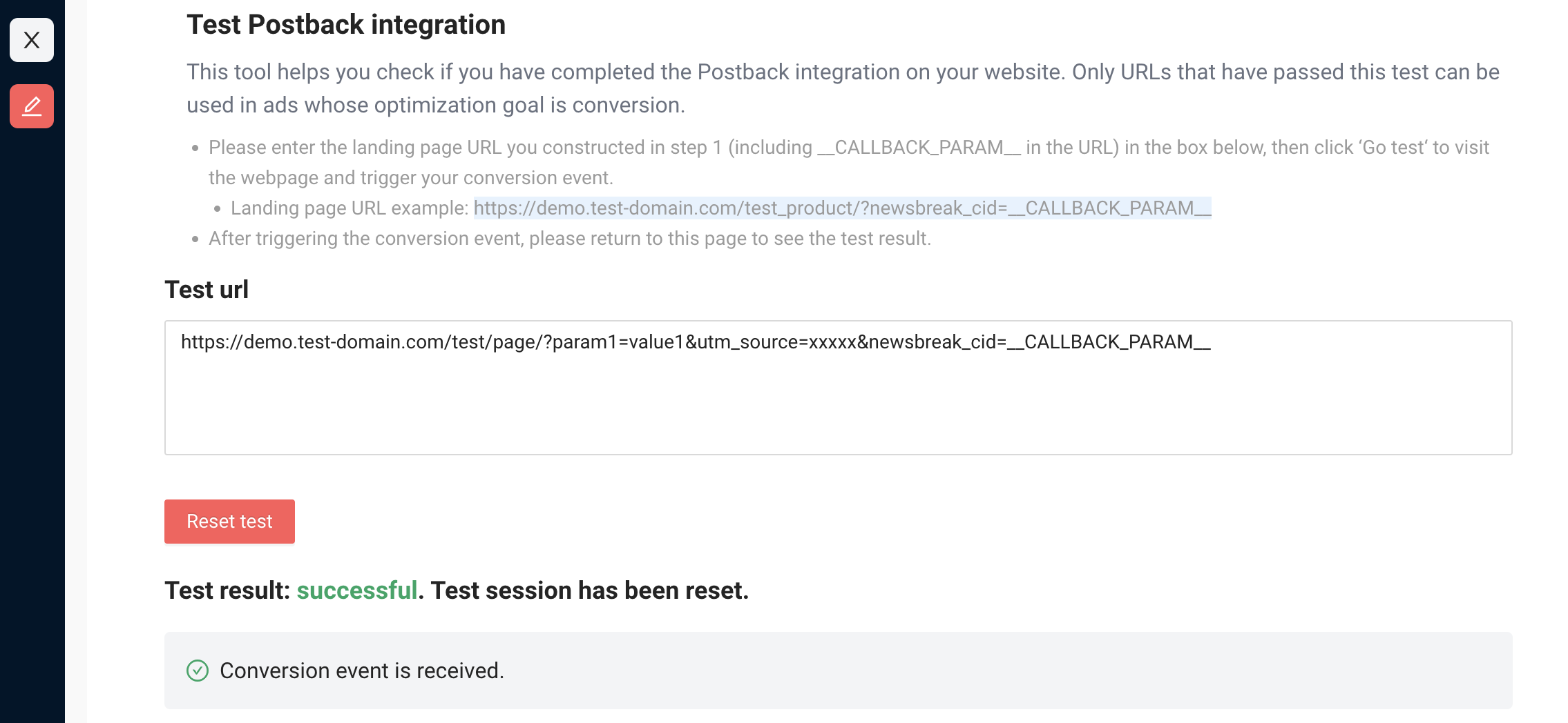 How to integrate a general NewsBreak Postback – NewsBreak Help Center